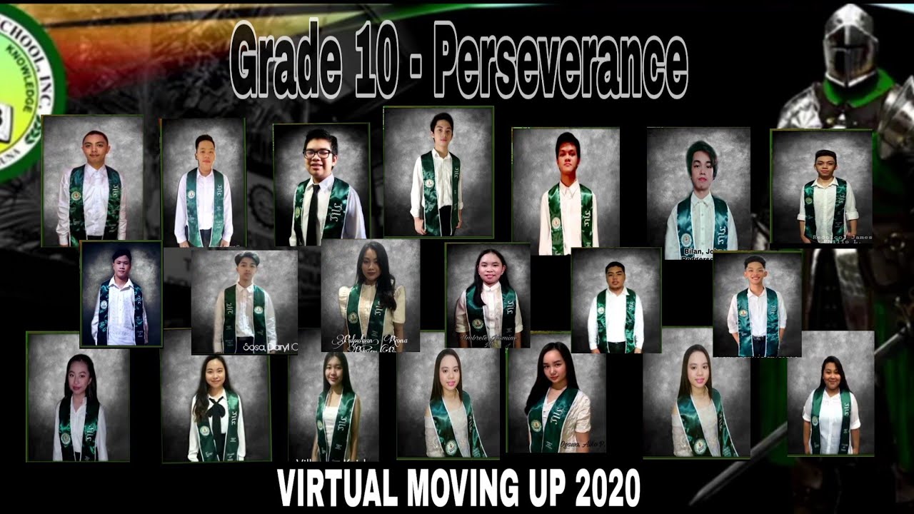 Virtual Moving Up / Grade 10 Completers in Joy In Learning School - YouTube