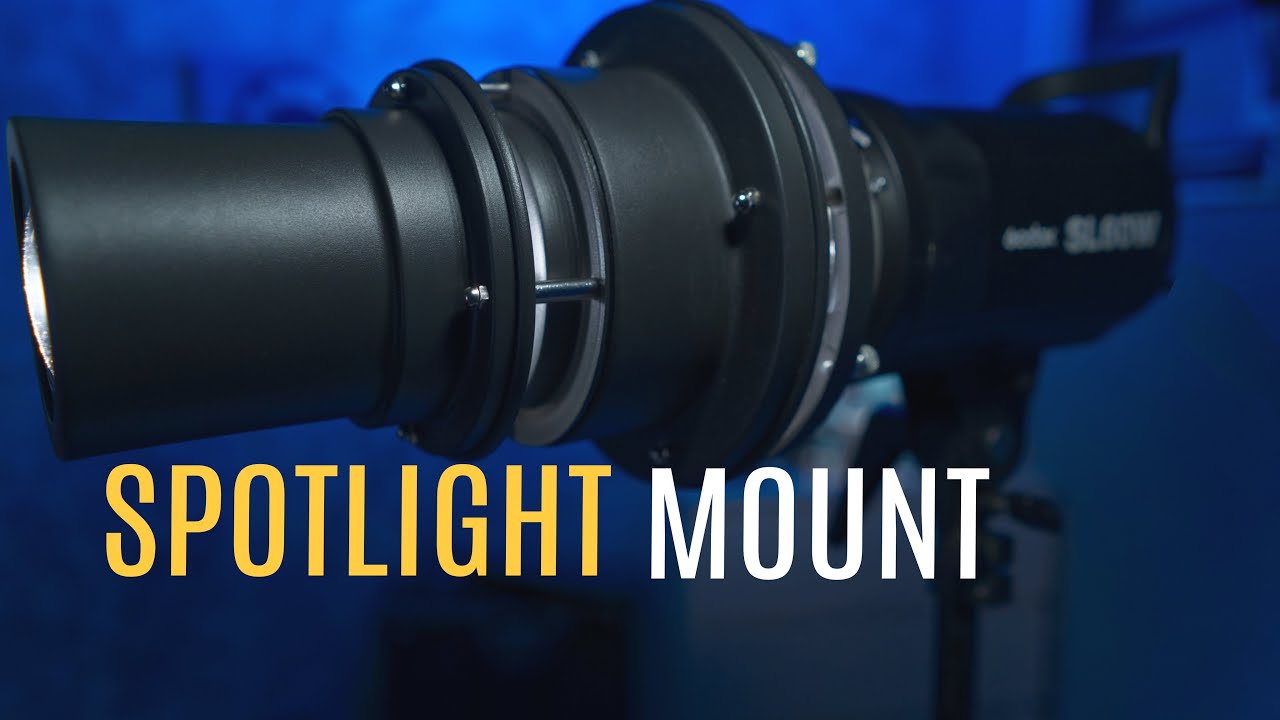 Bowens Mount Flash snoot conical Lens - YouTube