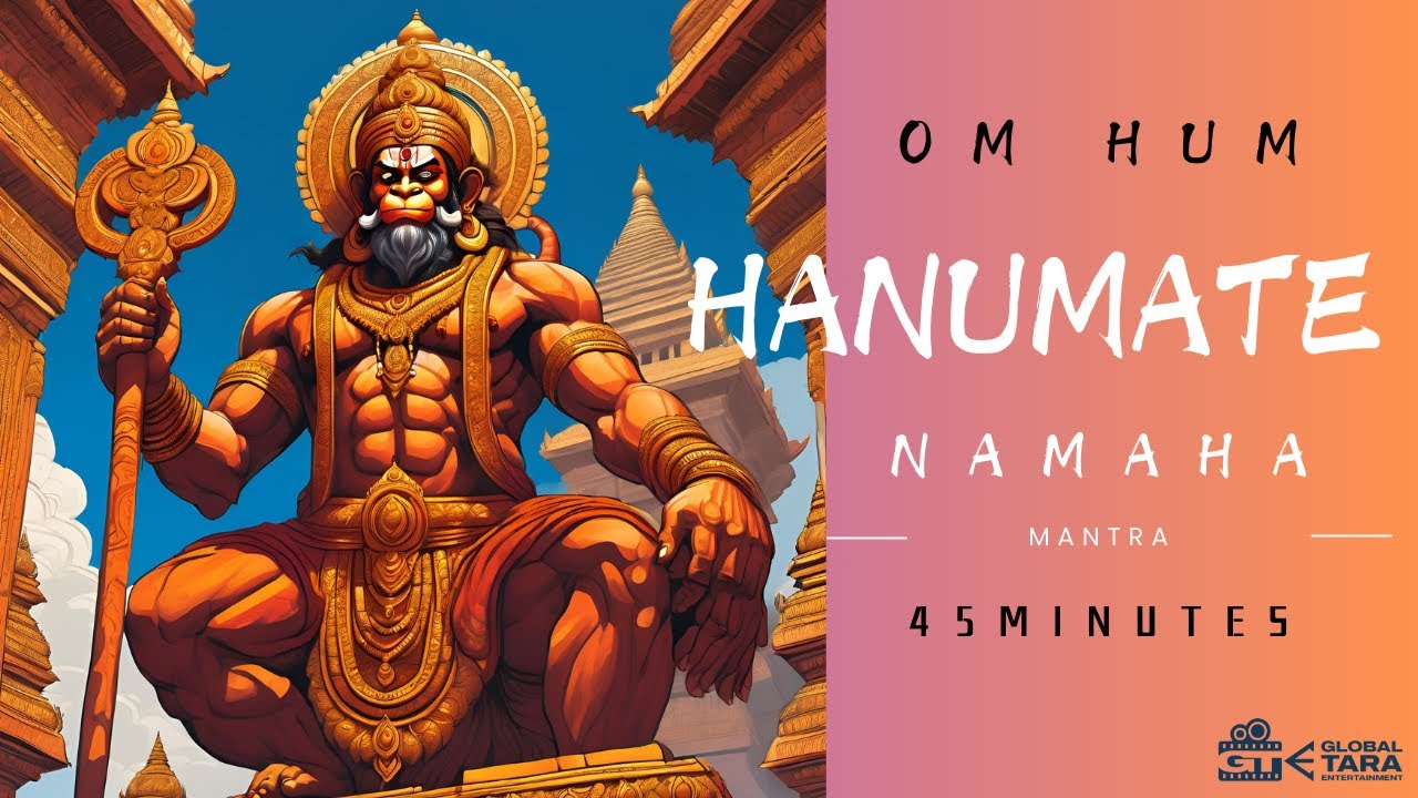 Om Hum Hanumate Namaha 45 min - ॐ हं हनुमते नमः | Ginita Sunaina - YouTube