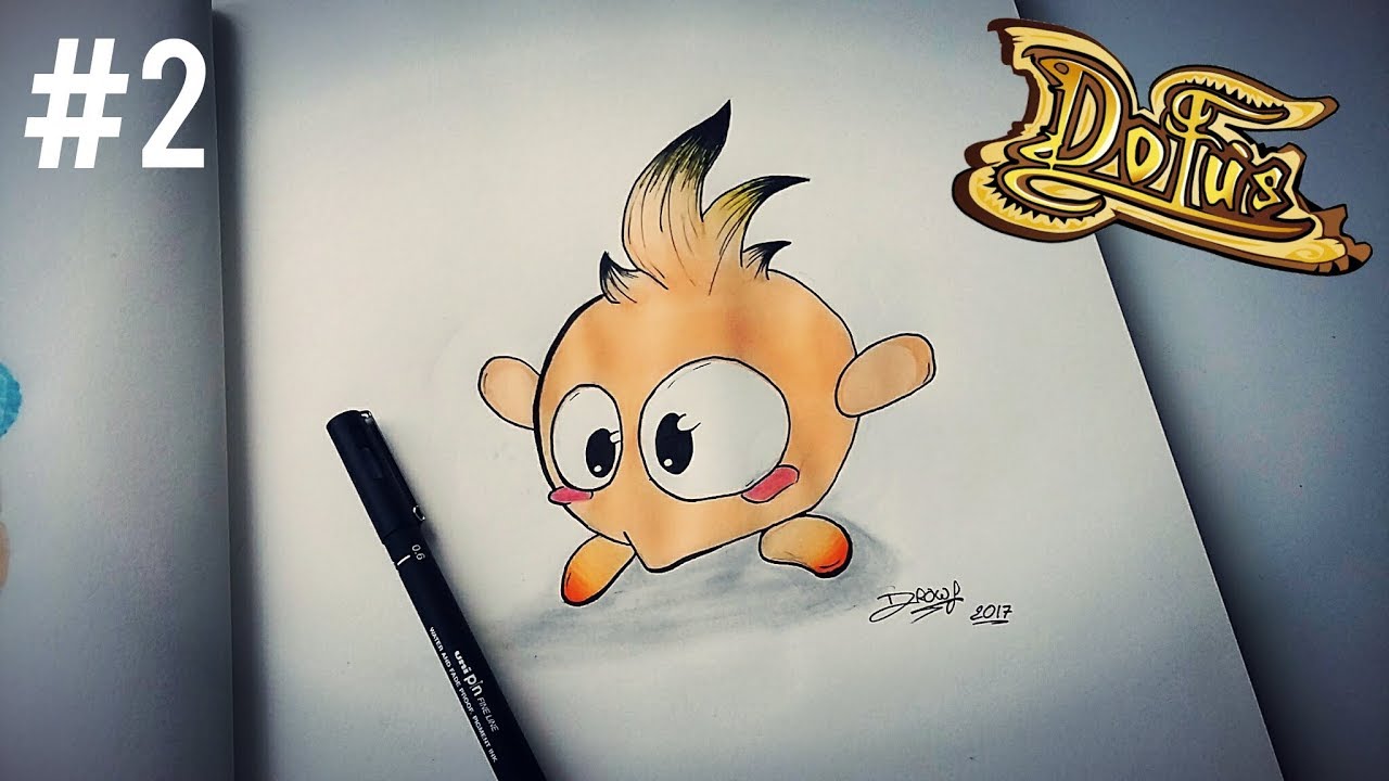 [Speed Draw #2] Un Tofu de Dofus personnalisé ! - YouTube