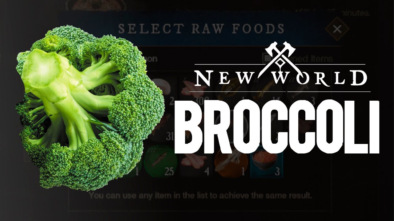 ¿Dónde Conseguir Broccoli en NEW WORLD? - YouTube