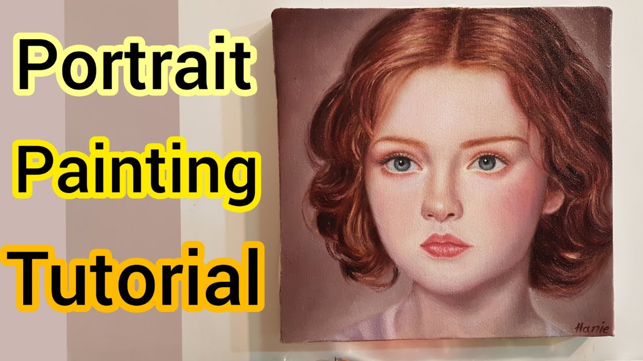 Portrait painting tutorial /Oil painting - Part 1 - YouTube