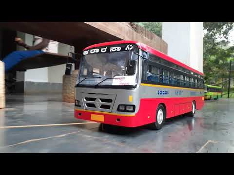 Ksrtc .....bus miniature small creation - YouTube