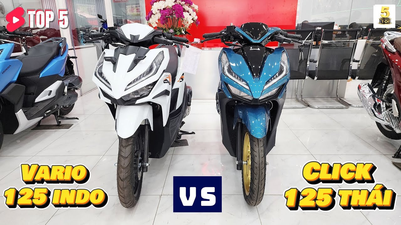 VARIO 125 2023 VS CLICK 125 2023 ️ CHÊNH LỆCH về GIÁ – CHỌN EM NÀO ĐÂY ...