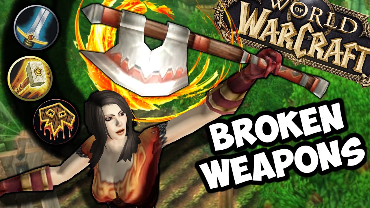 Classic WoW The Best Weapons for Levelling 1-60 Two Hand Edition - YouTube