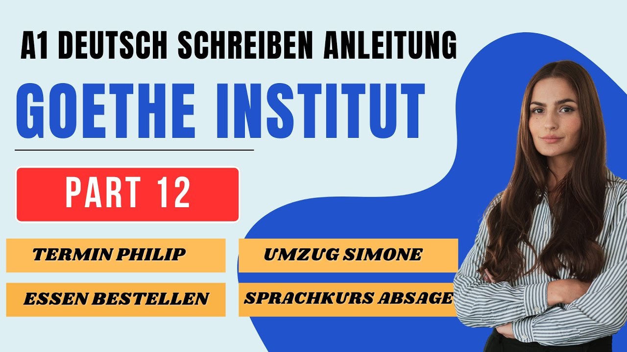 Crack A1 German Writing | Perfect Your Letters for the Goethe Exam ...