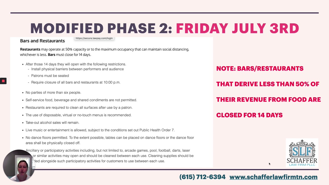Nashville Updated Reopening Guidelines: Modified Phase 2 - YouTube