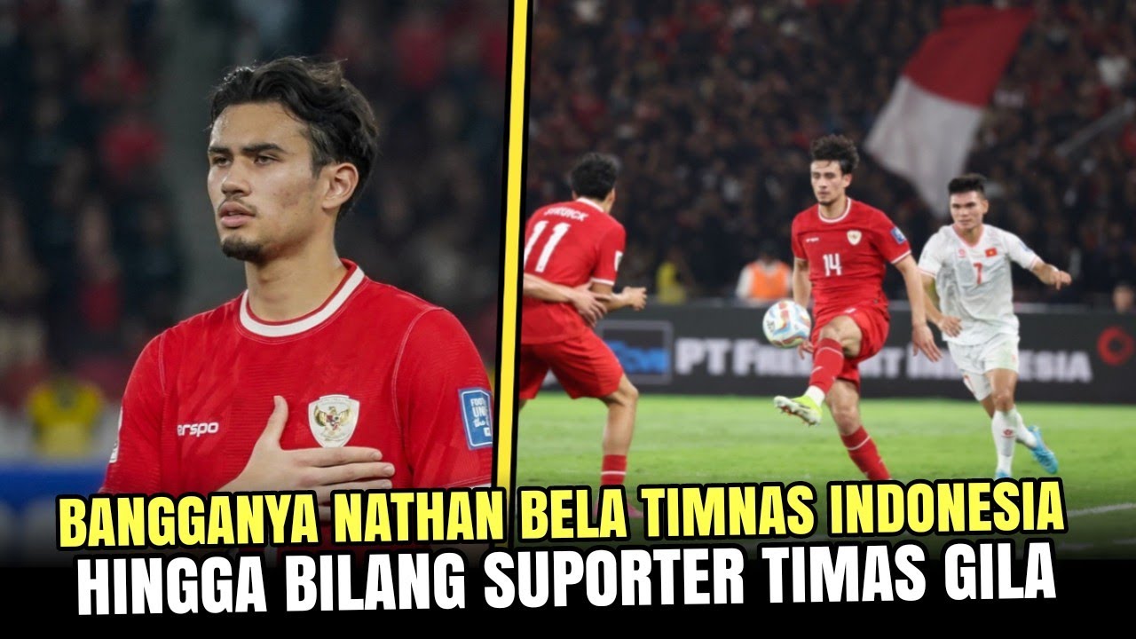 NATHAN TJOE A ON GAK SABAR BELA TIMNAS INDONESIA DAN RINDU FANS TIMNAS ...