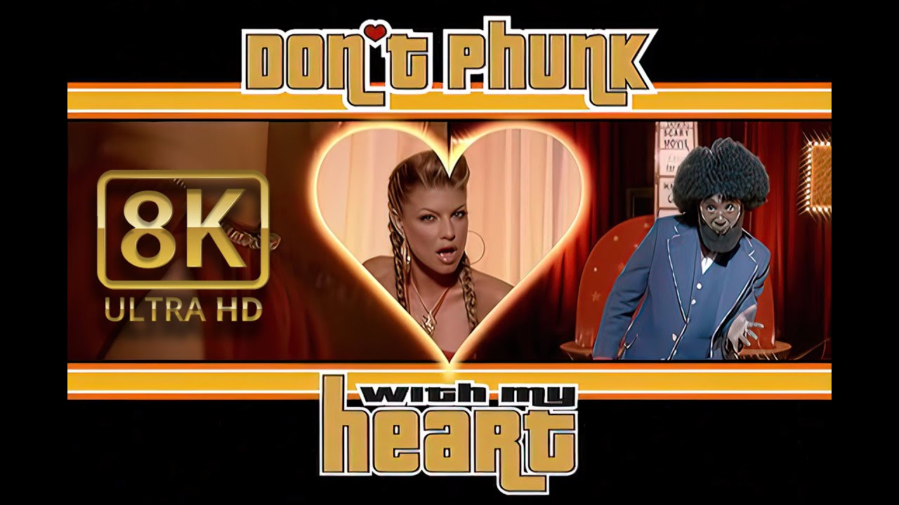 The Black Eyed Peas * Don't Phunk With My Heart * 8K UHD - YouTube