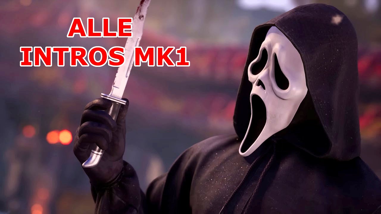 MORTAL KOMBAT 1 Ghostface Alle Intro MK1 German/ Deutsch [4K 60FPS PS5 ...