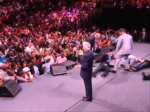 Benny Hinn - Power of God Falling In  Philadelphia