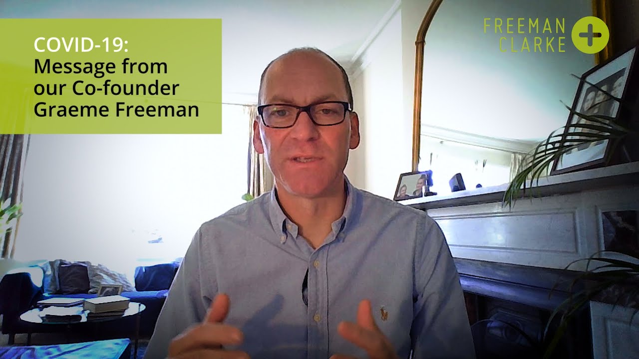 COVID-19: Message from our Co-founder Graeme Freeman - YouTube