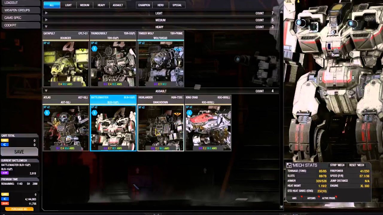 [MWO] Mechlab & Quick Drops - YouTube