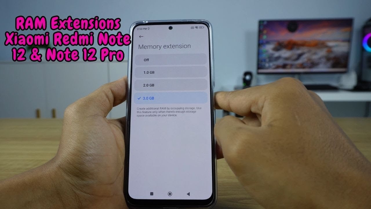 How To Add/Enable RAM Extensions On Xiaomi Redmi Note 12 & Note 12 Pro ...