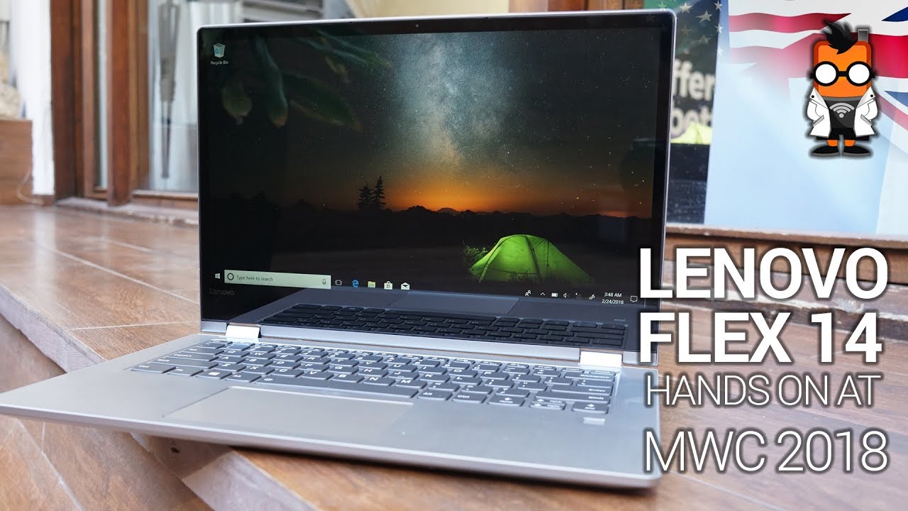 Lenovo Flex 14: Hands On at MWC 2018 - YouTube
