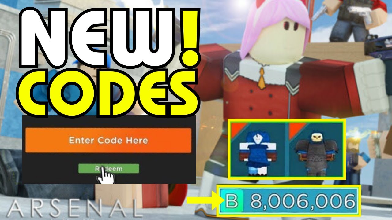 ALL NEW WORKING CODES 2023 | ARSENAL CODES | ROBLOX ARSENAL - YouTube