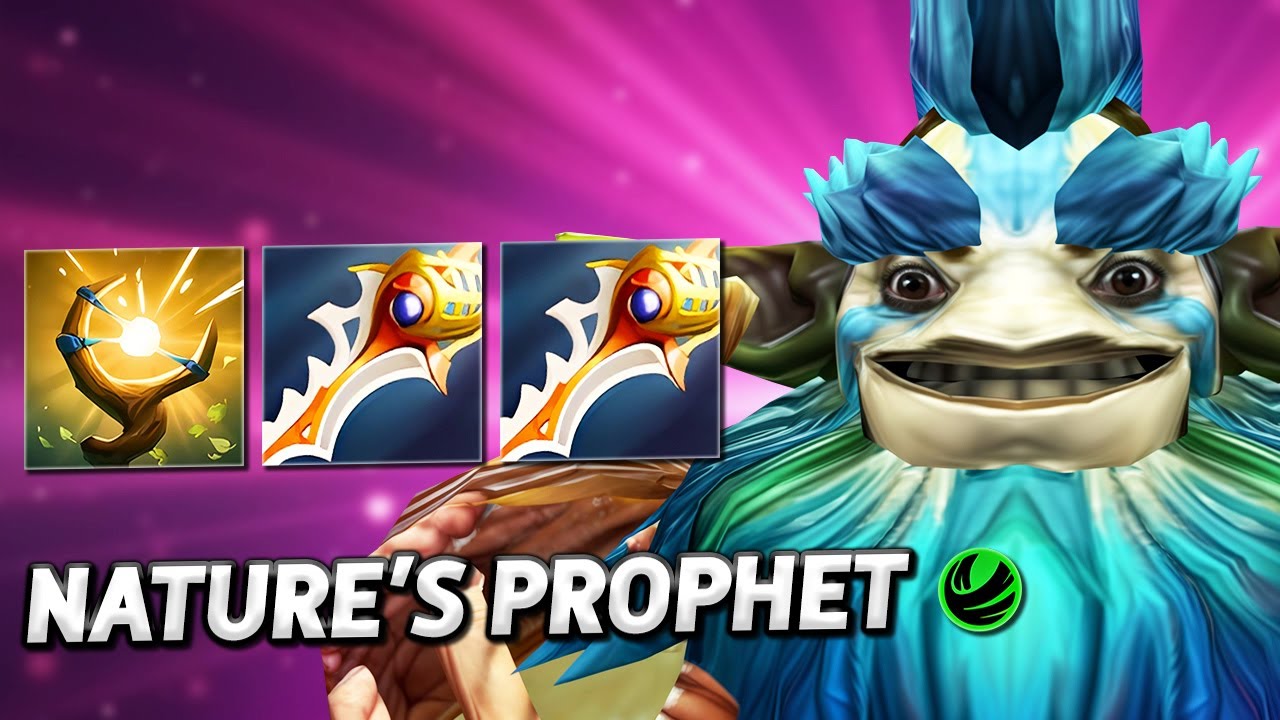 1 Кнопка = Фарм Всей Карты, NATURES PROPHET / World of Dota - YouTube