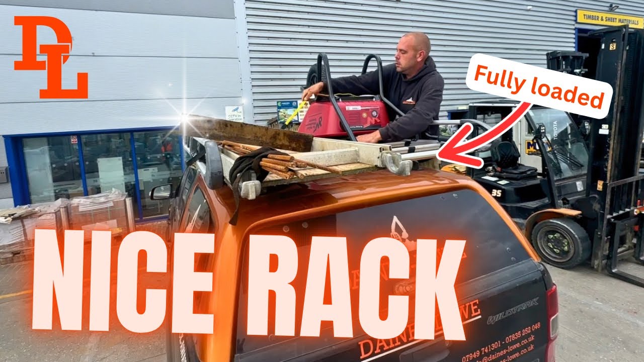 More Extreme Wheelbarrow Action - Footings Complete - Roof Rack in Full ...