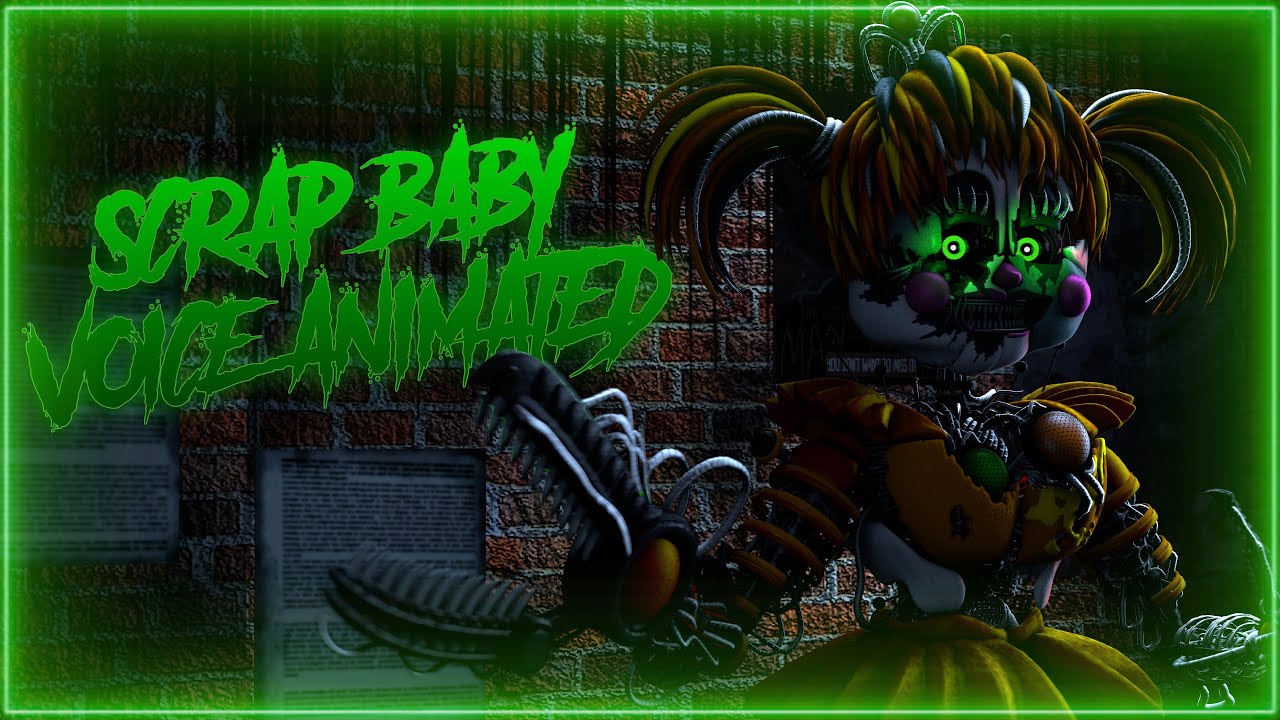[FNAF/SFM] Scrap Baby Voice Lines Animated - YouTube