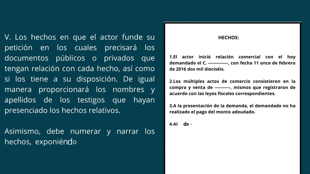 COMO HACER UNA DEMANDA ORDINARIA MERCANTIL (FORMATO) - YouTube