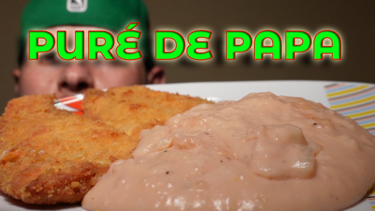 PURÉ DE PAPA CON MILANESAS DE POLLO | ARANDAS MI COCINA - YouTube
