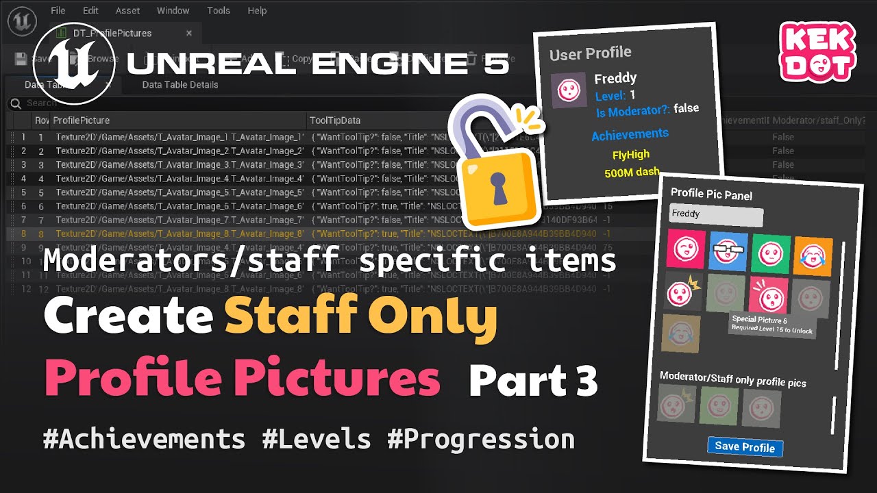 How to Make Staff/Moderator Only Profile Pictures Part 3 | Blueprint ...