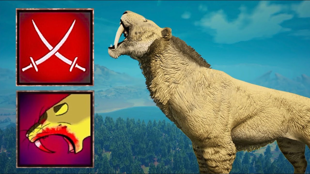 The Best Smilodon Build | Path of Titans - YouTube