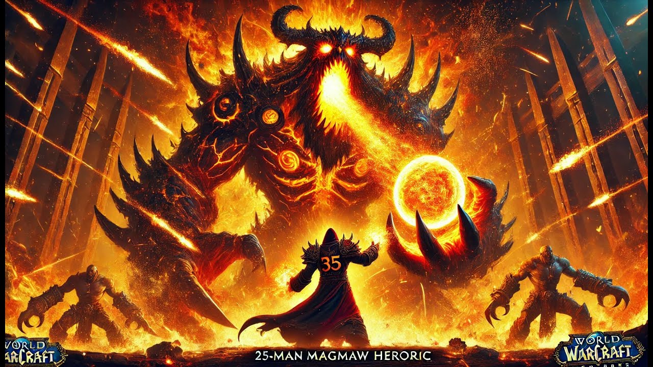 Fire Mage POV: 25-Man Magmaw Heroic Raid | World of Warcraft Classic ...