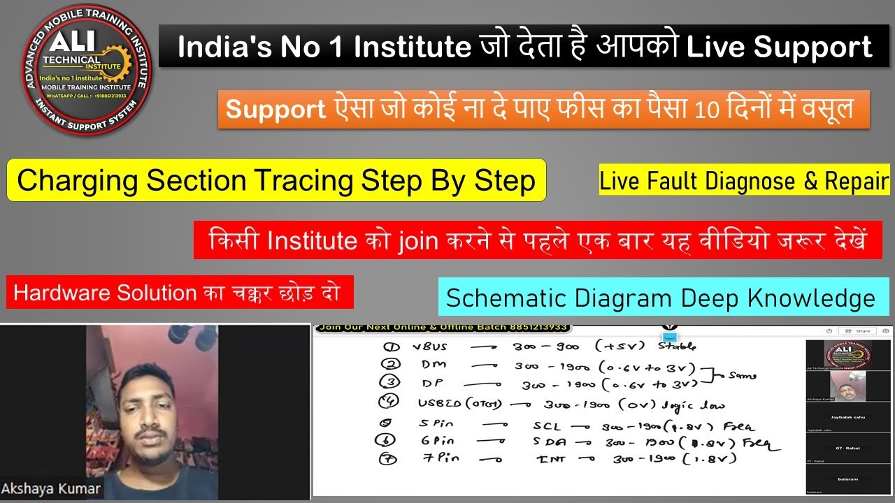 Charging Section Tracing Step By Step || Daily Live Support Class ...