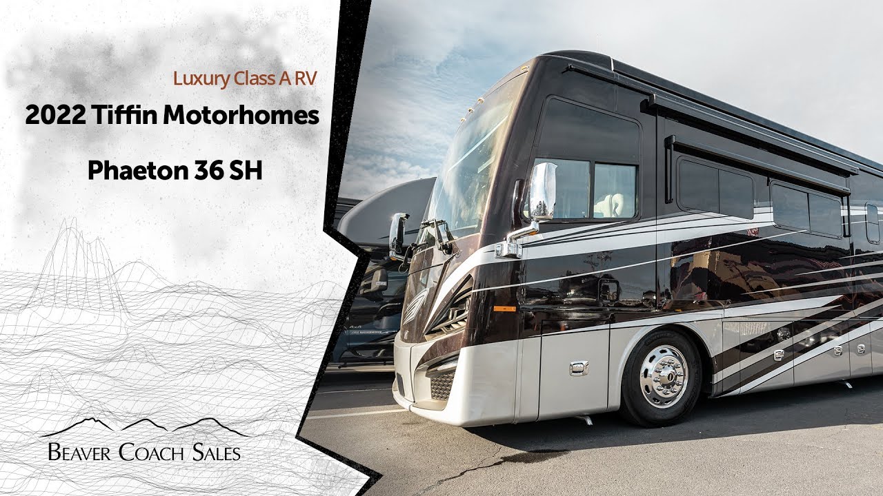 2022 Tiffin Motorhomes Phaeton 36 SH - Luxury Class A RV - YouTube