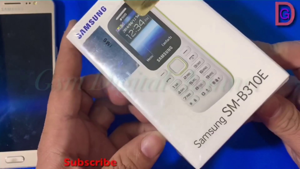 samsung sm-B310e unboxing - YouTube