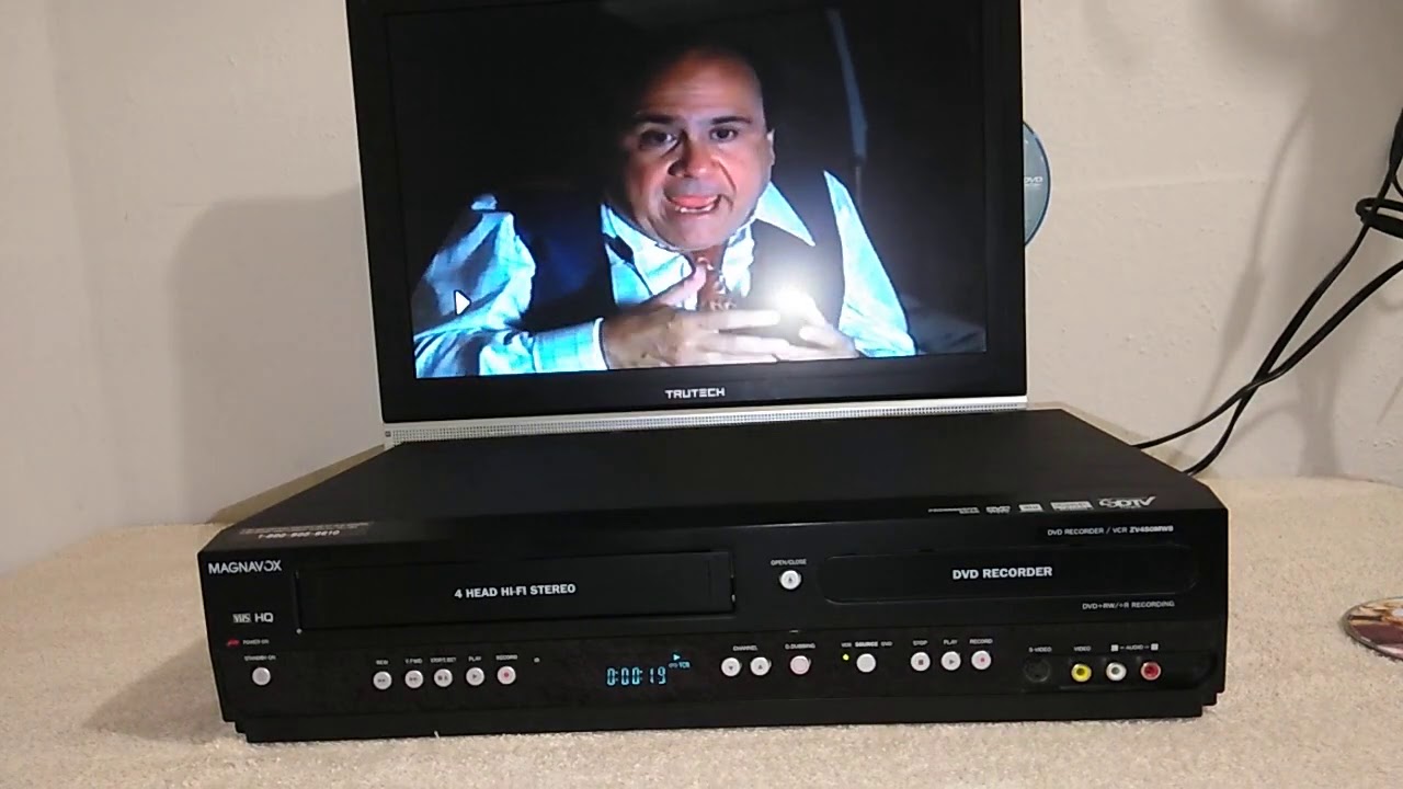 Magnavox ZV450MW8 4 Head Hi-Fi Stereo DVD VHS VCR Video Cassette Dub ...