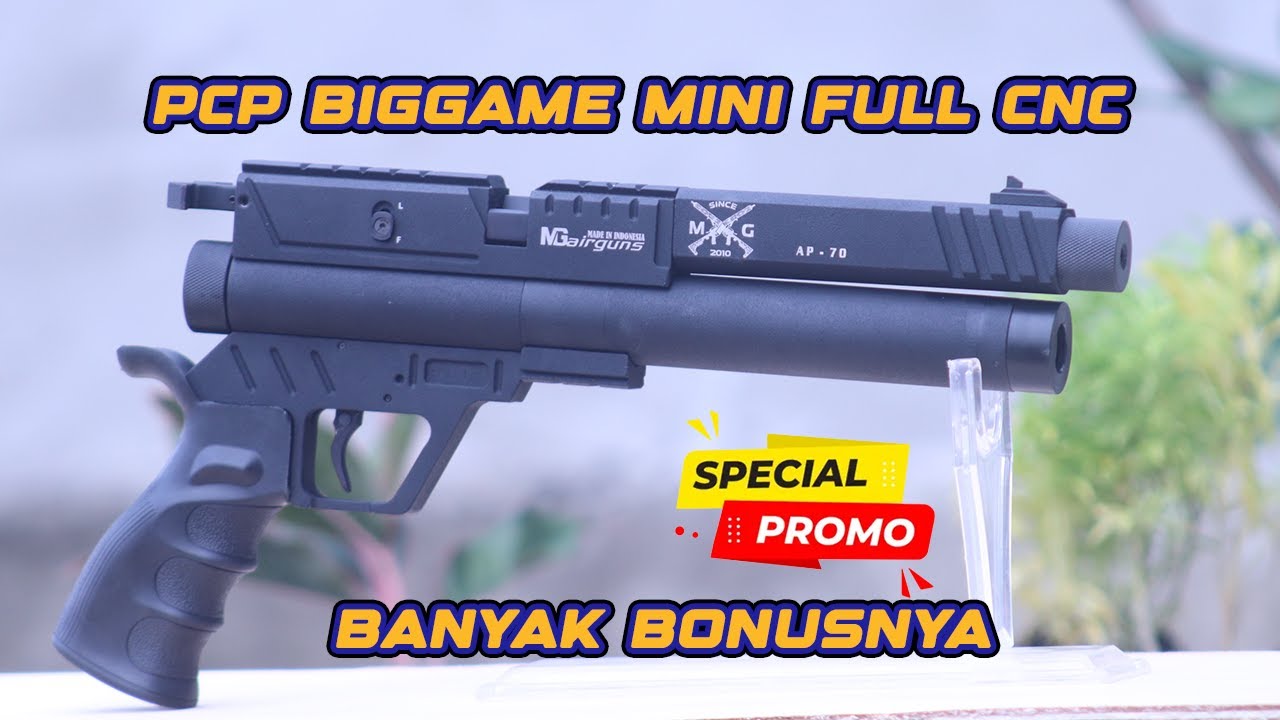BANYAK BONUSNYA!!! PCP PISTOL TERBARU | PCP MINI BIGGAME AP-70 FULL CNC ...