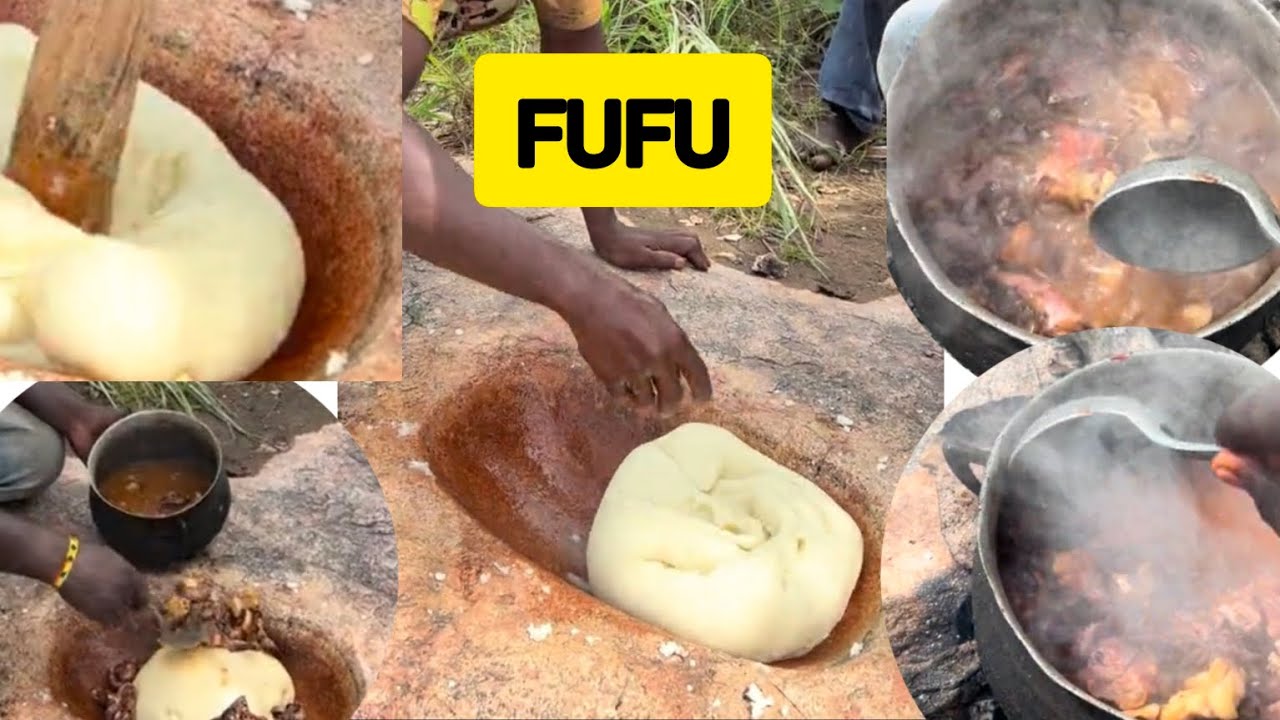 How fufu is prepared in Bus in when this no motor and pistol #how # ...