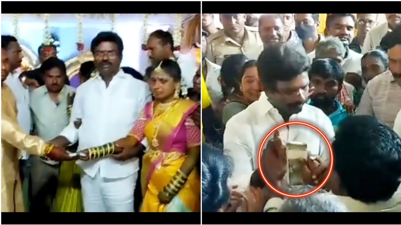 Karimnagar : MLA Rasamayi Balakishan Gifts Bike To Groom Who Rejected ...