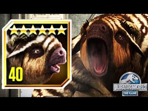 MEGATHERIUM LEGENDARY NEW MAX LEVEL 40 (JURASSIC WORLD) - YouTube