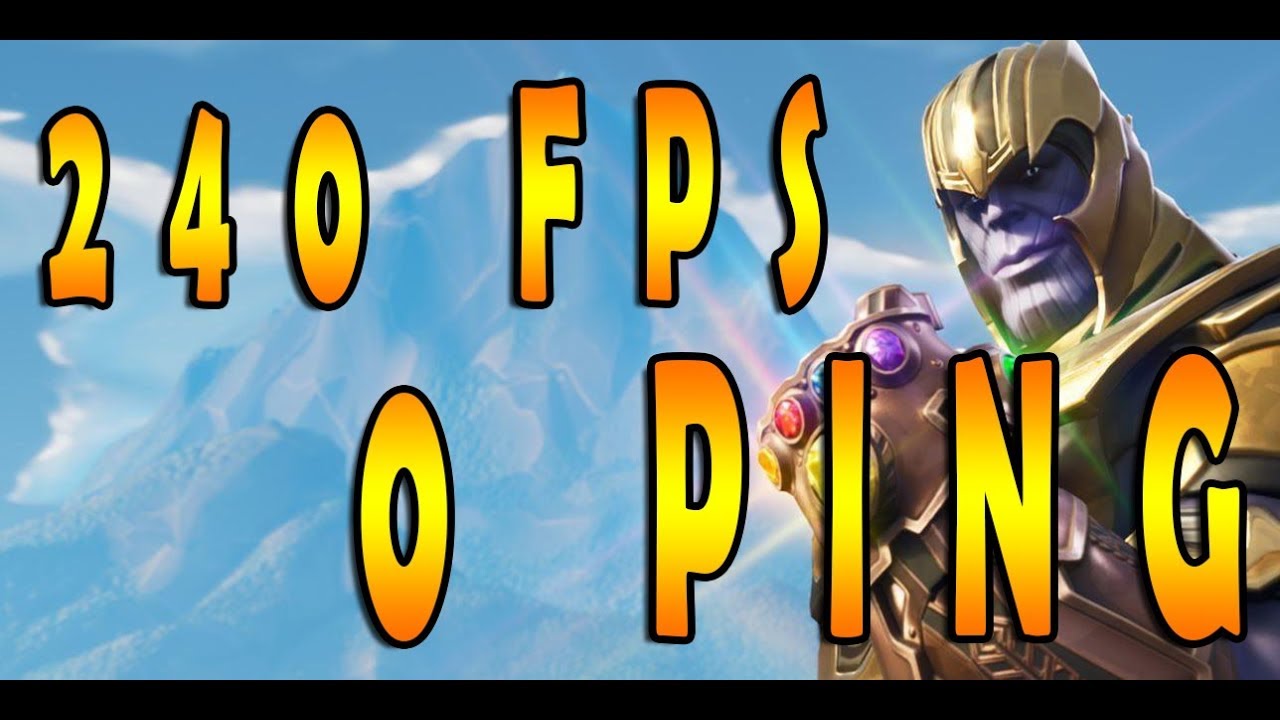 How to Get 0 Ping and 400+ FPS (FORTNITE) - YouTube