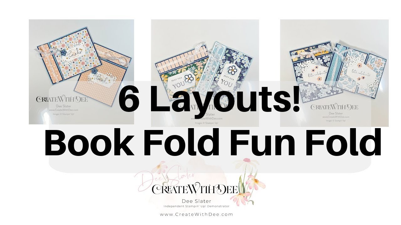 Book Fold Fun Fold - 6 Ways! (Oops! Live Cut out) Part 1 of 2 - YouTube