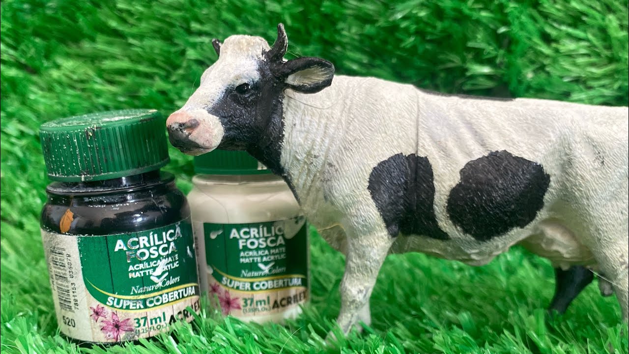 Customizando uma miniatura de vaca - YouTube