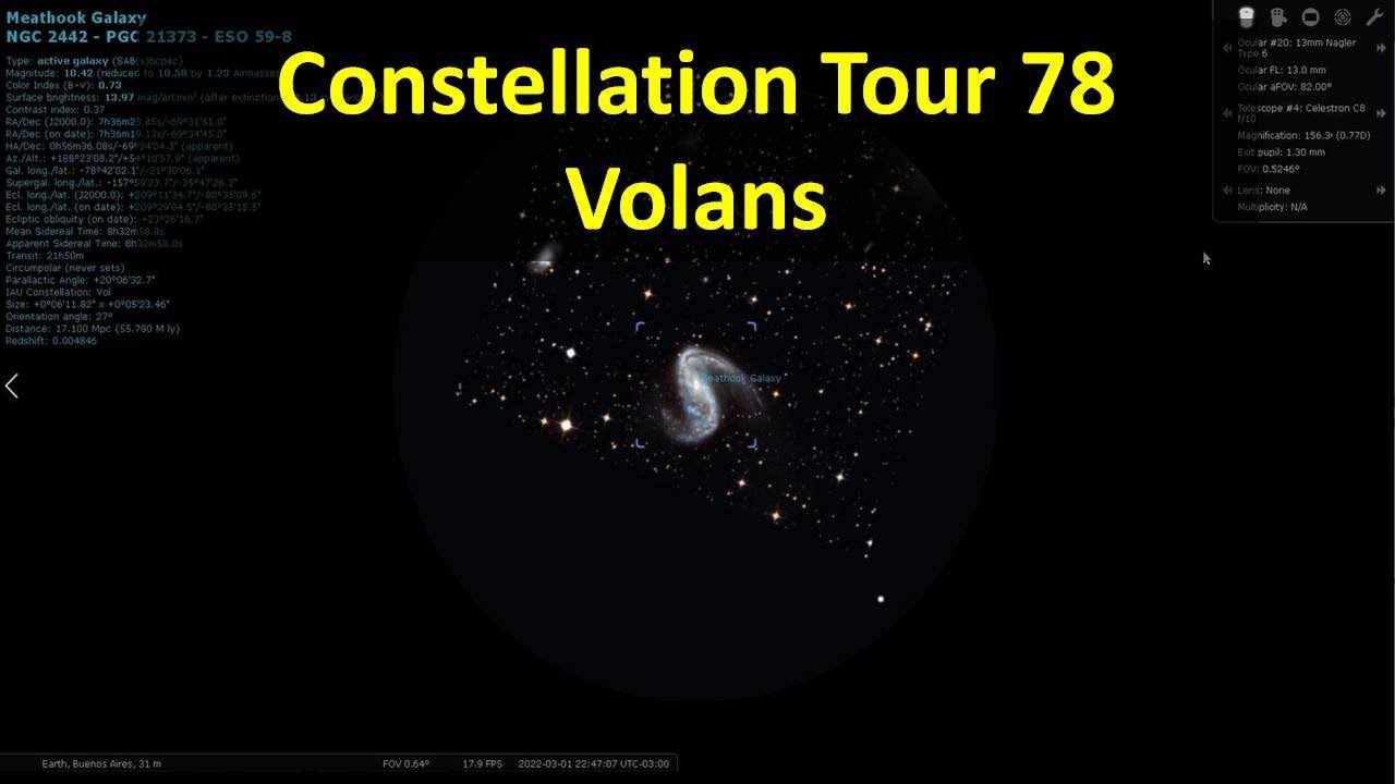 Constellation Tour 78 - Volans - YouTube