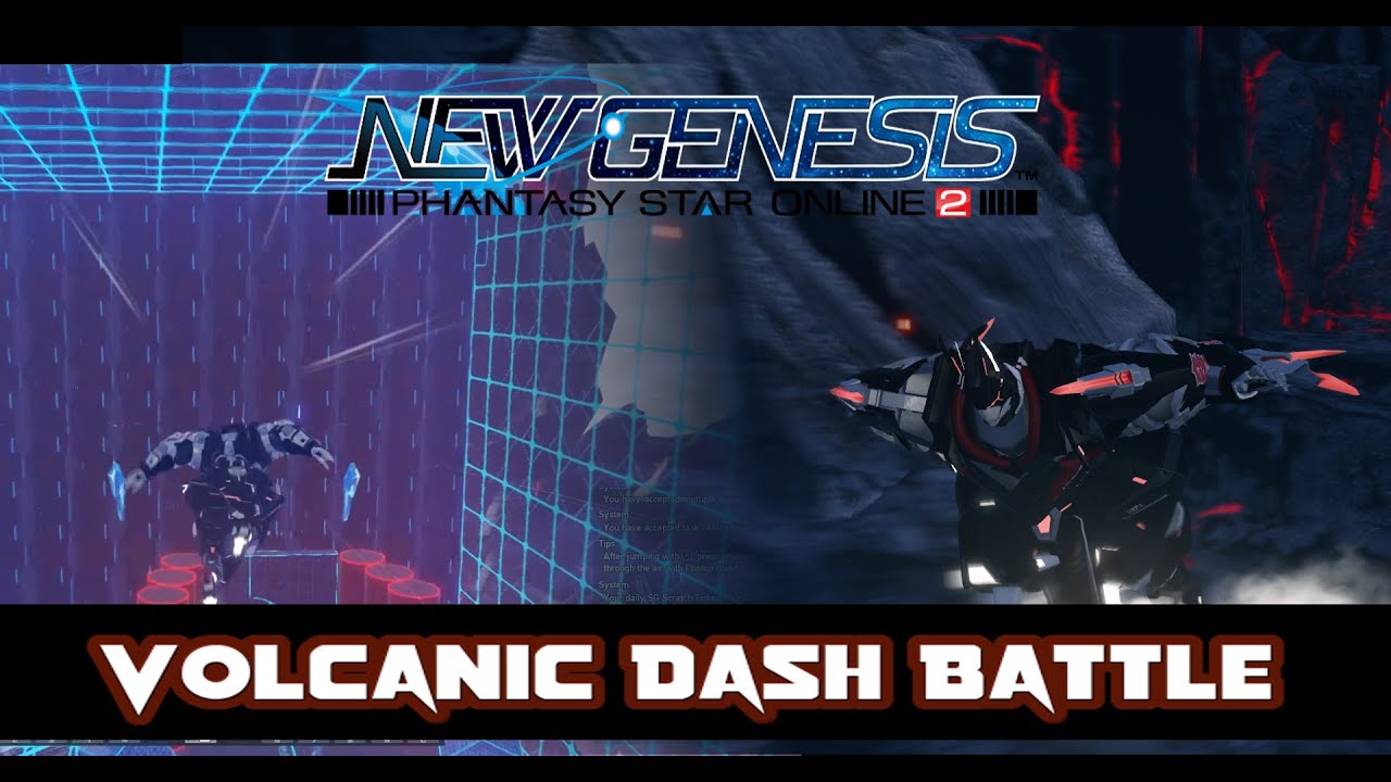 NGS Relay Quest - Volcanic Dash Battle - YouTube