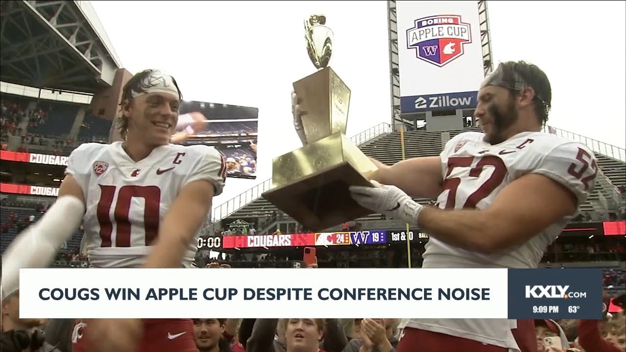 Cougs win Apple Cup despite conference noise - YouTube