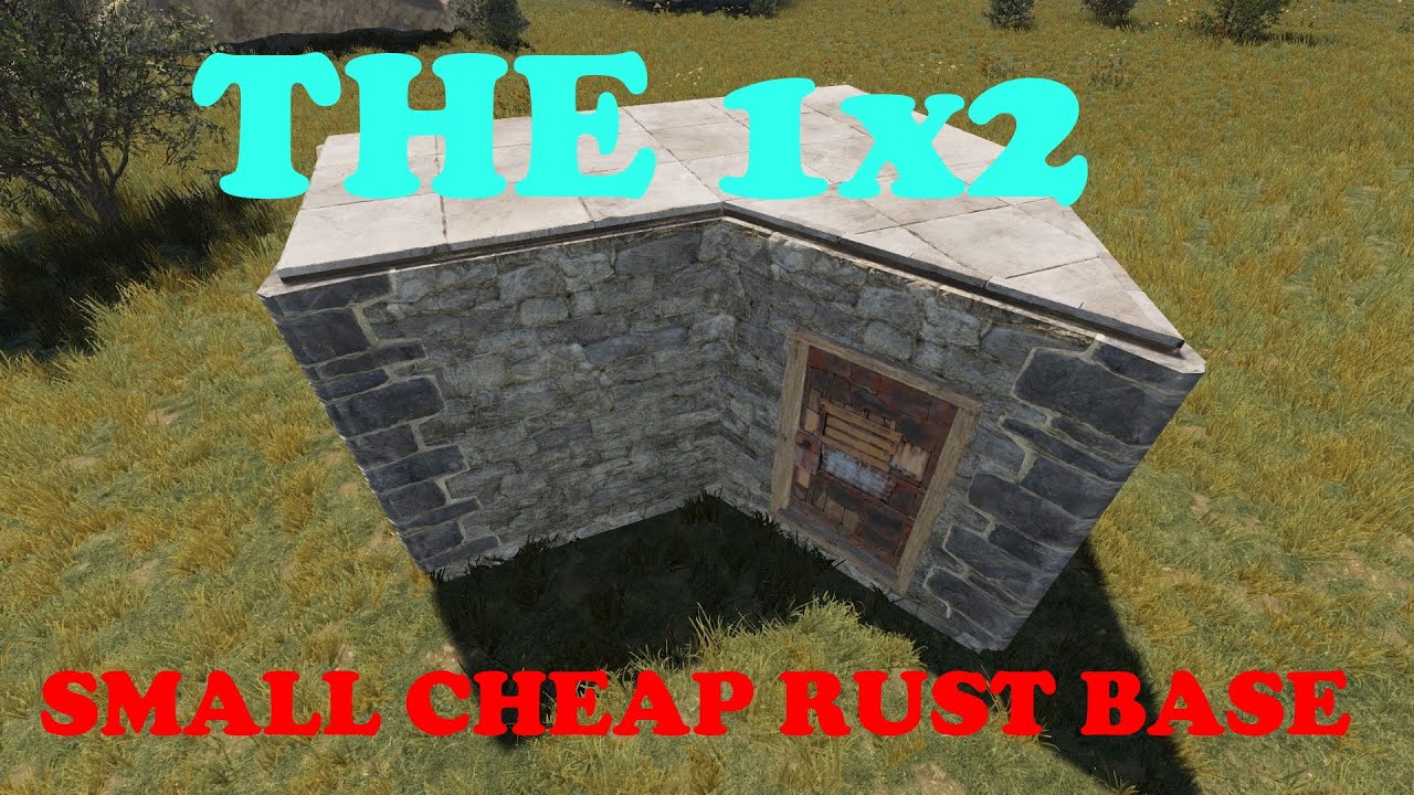 The 1x2 | Beginner Friendly | Easy Build | One Of Smallest Cheap Rust Base - YouTube