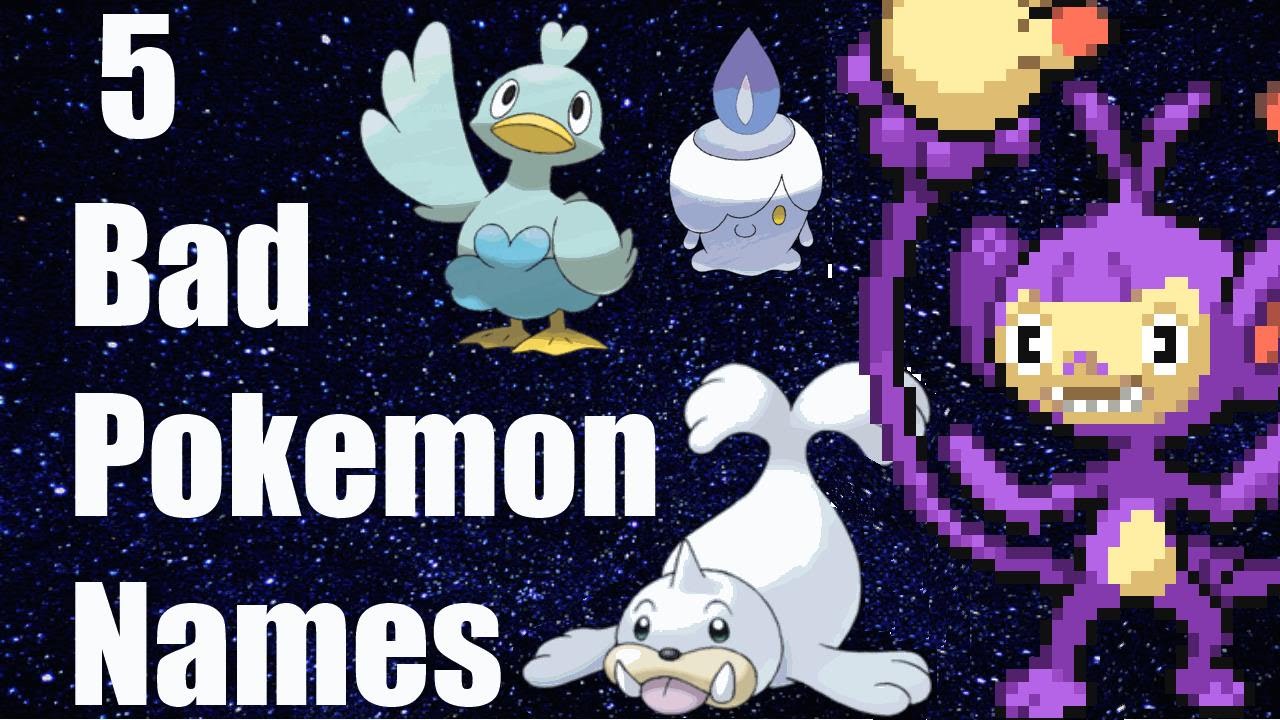 5 Bad Pokemon Names - Ambilade - YouTube