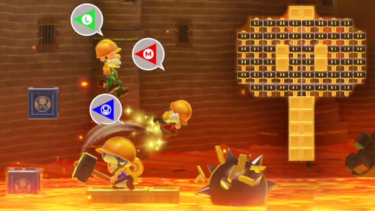 I Made the ULTIMATE BUILDER BATTLE Multiplayer Level in Super Mario ...