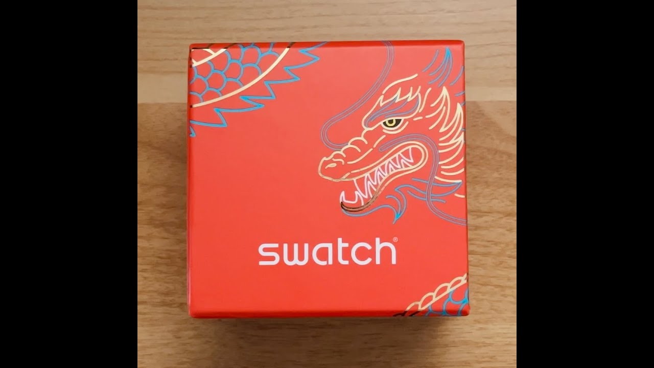 NEW SWATCH DRAGON IN MOTION/YEAR OF THE DRAGON - YouTube