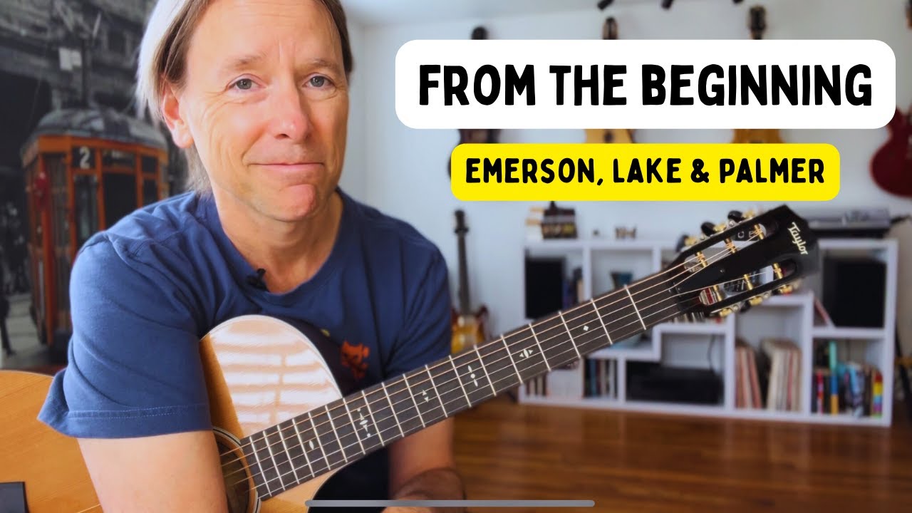How to play - “From the beginning” guitar lesson by Emerson Lake in ...