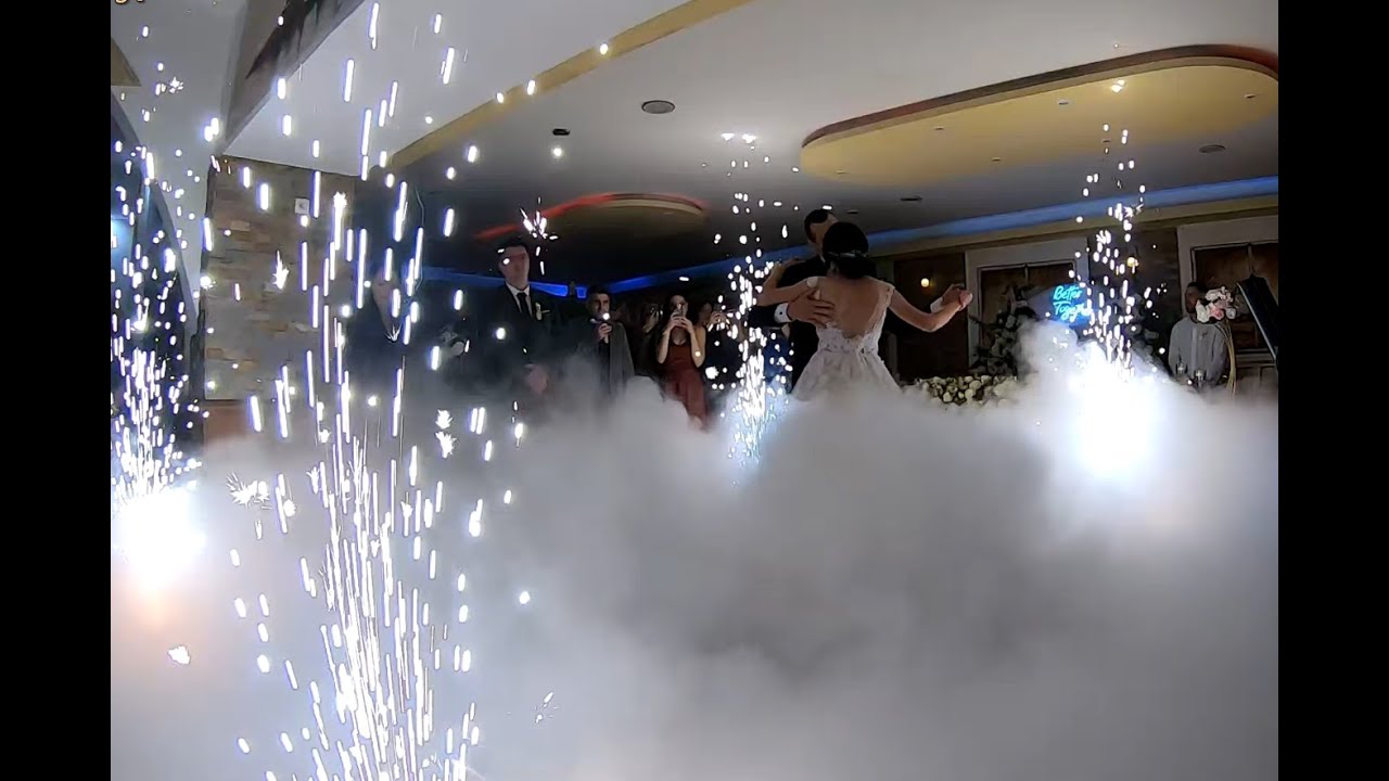 Mladenački ples - suvi led za svadbe - podni dim - vatrometi - restoran ...