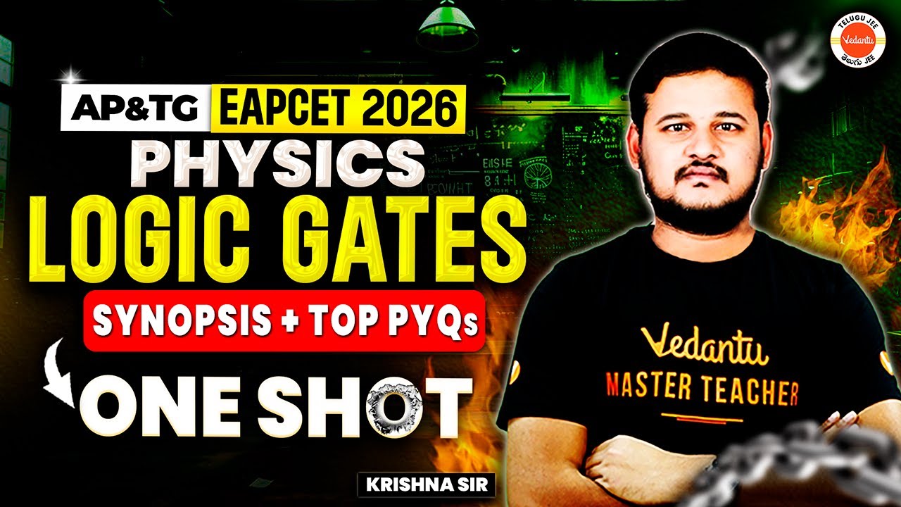 Logic Gates | One Shot | Synopsis + Top PYQs | EAPCET 2026 AP & TG ...