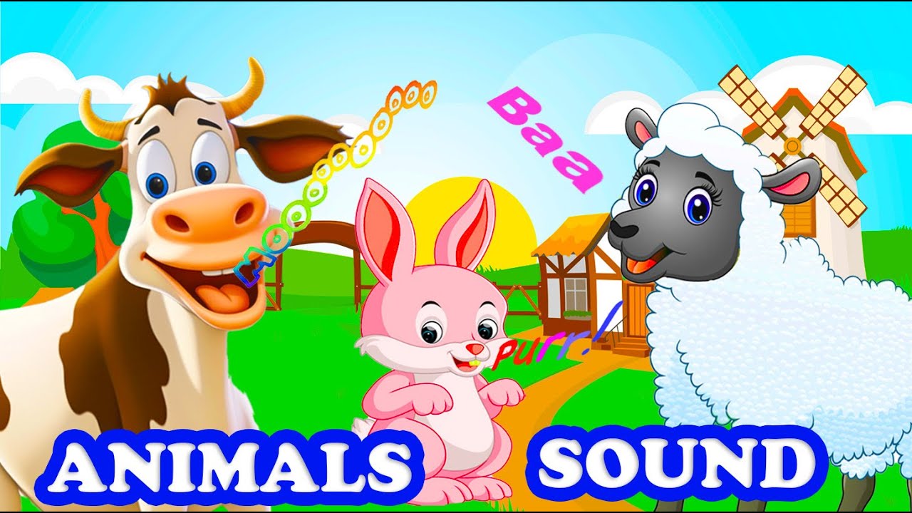 Farm animals sound | Sing Along Song | Kids & Nursery Rhymes | Animated ...